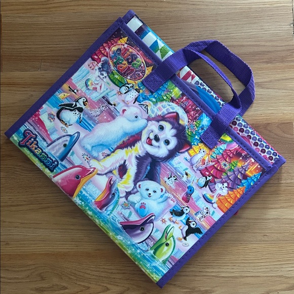 Lisa Frank | Office | Lisa Frank Colorful Animal Binder With Purple ...